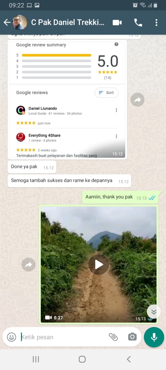 Paket Trekking Gunung Butik Sentul Bogor - Rute Pendaki Pemula